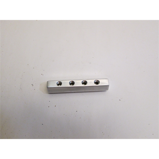 Garage Sale - Hex Polished Aluminum Fuel Block, 4 Hole