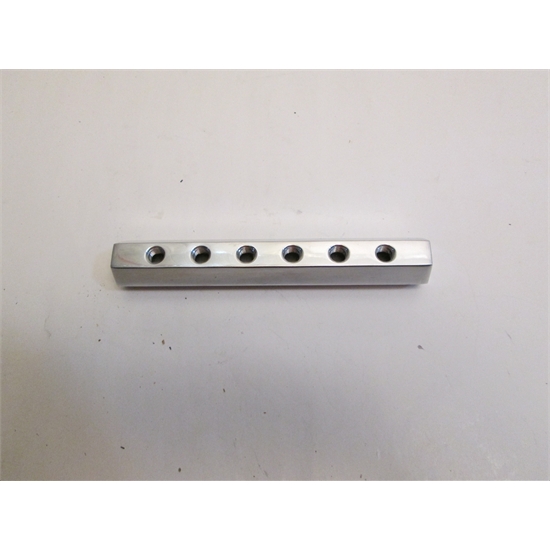 Garage Sale - Hex Polished Aluminum Fuel Block, 6 Hole