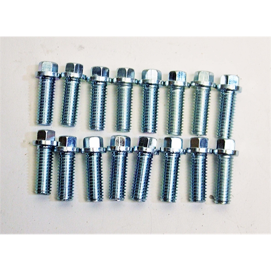 Garage Sale - Header Bolts, 3/8-16 x 1 inch, Set of 16