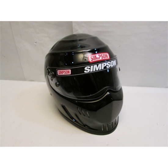 Garage Sale - Simpson Speedway RX Helmet, SA10, Black, Size 7-3/8