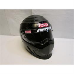 Garage Sale - Simpson Speedway RX Helmet, SA10, Black, Size 7-3/8