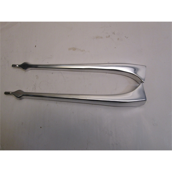 Garage Sale - 1928-29 Ford Model A Windshield Posts, Polished Aluminum