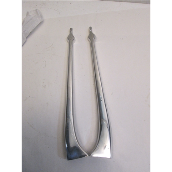 Garage Sale - 1928-29 Ford Model A Windshield Posts, Poilished Aluminum