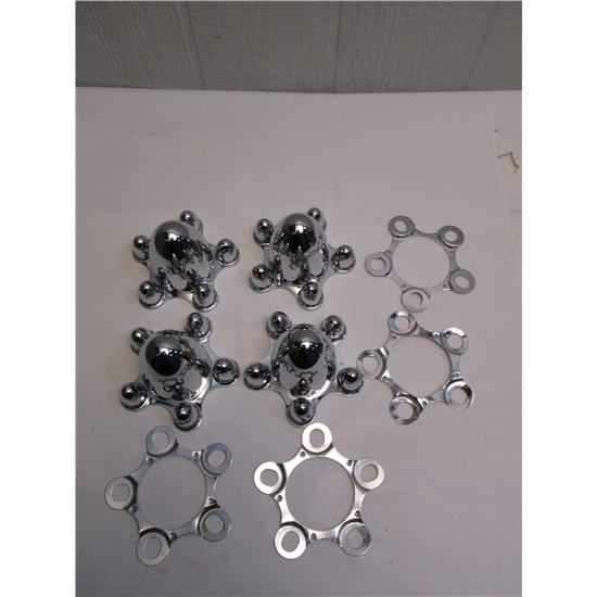 Garage Sale - Bullet Style Hub Covers, 5 On 4-1/2 Inch