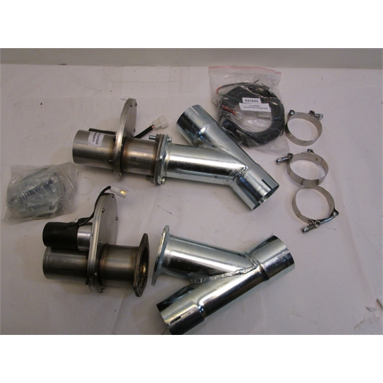 Garage Sale - Dougs Headers Steel Electric Exhaust Cut-Out Kit, 2.5 Inch