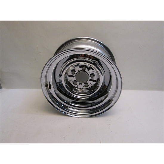 Garage Sale - O/E Style Hot Rod Steel Wheel, Chrome, 15 X 8, 5 On 4-1/2 ...