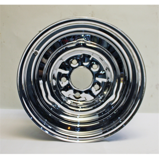 Garage Sale - O/E Style Hot Rod 15 Inch Steel Wheel, Chrome, 15 x 5, 5 ...
