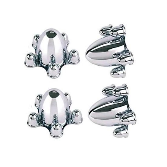 Garage Sale - Chrome Bullet Hub Covers - 4-1/2"