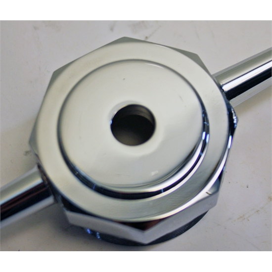 Garage Sale - Model T Dog Bone Radiator Cap, Chrome, Drilled