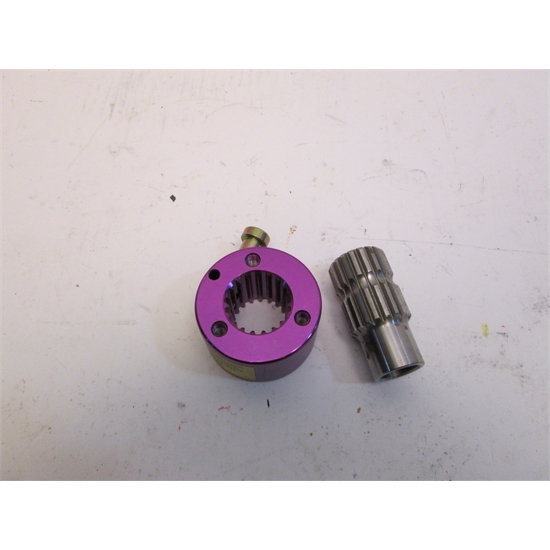 Aluminum Quick Release Steering Wheel Hub, Splined, 3/4 Inch
