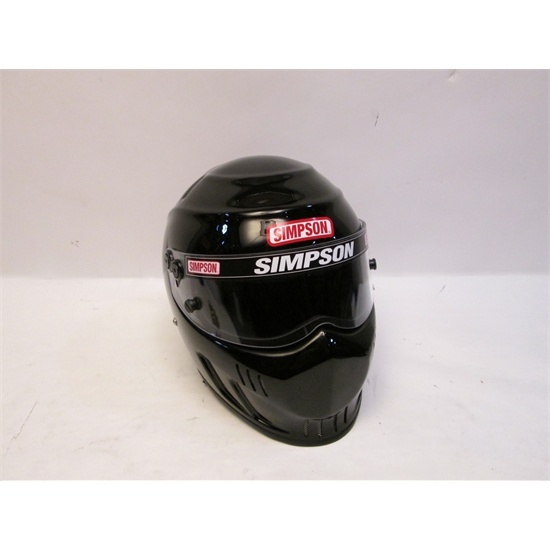 Garage Sale - Simpson Speedway RX SA2010 Racing Helmet, Black, Size 7-1/4