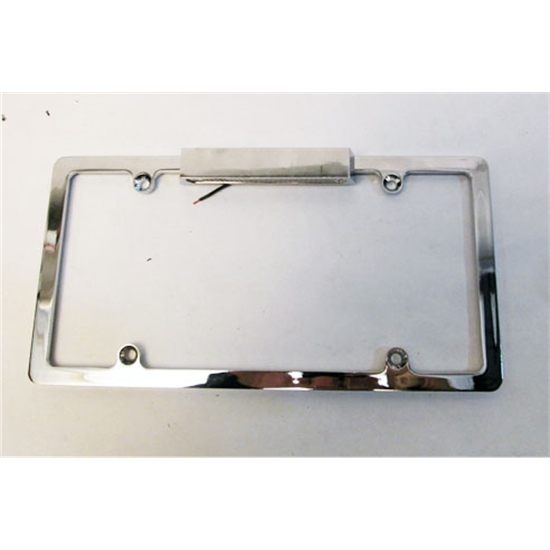 Garage Sale - Lighted Chrome License Plate Frame