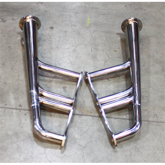 Garage Sale - Small Block Chevy Lake Style Headers, Polished Stainless
