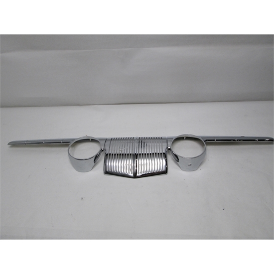 Garage Sale - 1942-48 Ford Dash Trim, Passenger Car, 3-Piece Chrome