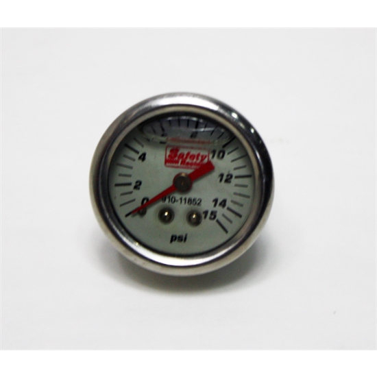 Garage Sale - Speedway Liquid Filled Fuel Pressure Gauge