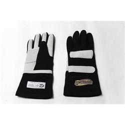 Speedway Nomex Racing Gloves-SFI 1, Black, Size M
