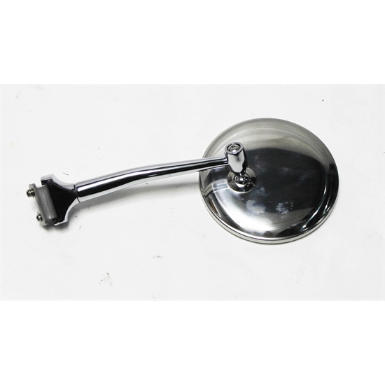 Garage Sale - Universal Round Outside Rear View Mirror, Stainless