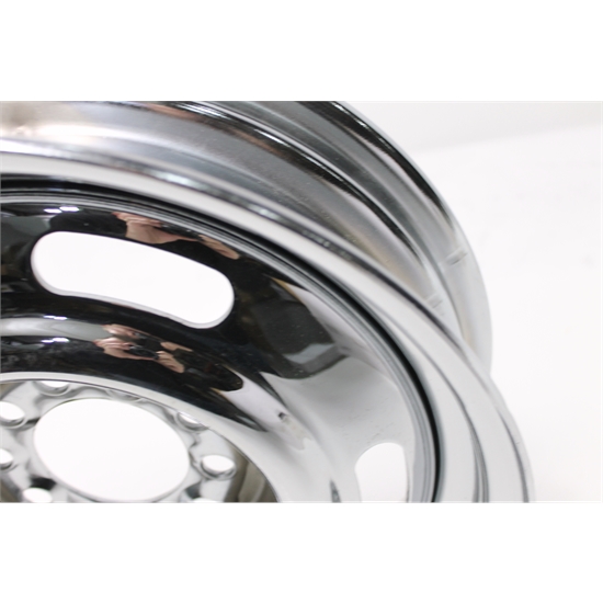 Garage Sale - Speedway GM Style 15X4 Chrome Rally Wheel, 4.5 and 4.75 ...