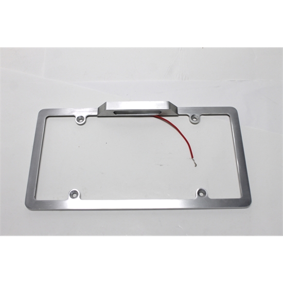 Garage Sale - Billet Aluminum License Plate Holder w/ Light