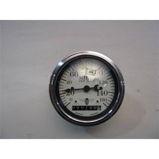 Garage Sale - Stewart Warner Electric Speedometer, White Face