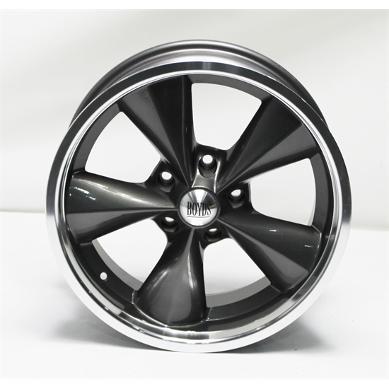 Garage Sale - Boyds Wheels BC1-776140G Junkyard Dog 17x7 Gray Wheel, 5 ...