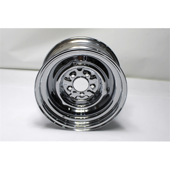 Garage Sale - O/E Style Hot Rod 15 Inch Chrome Steel Wheel, 15x7, 5 on ...