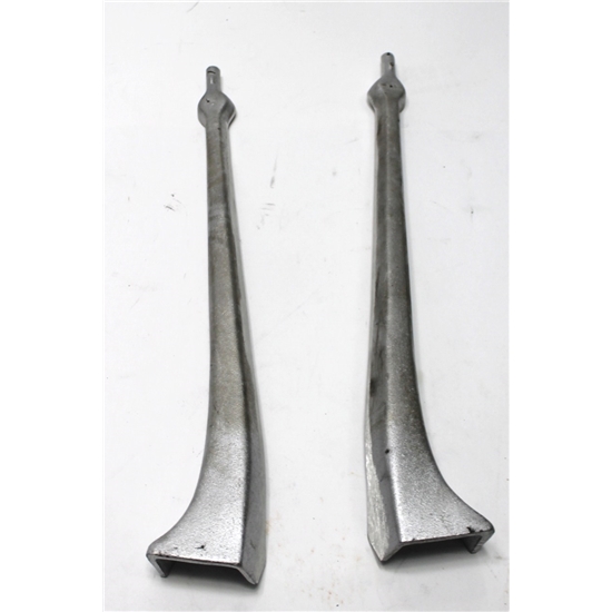 Garage Sale - 1928-29 Ford Model A Windshield Posts, Plain Aluminum