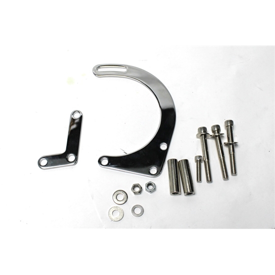 Garage Sale - Small Block Chevy Low Mount Alternator Bracket, Chrome