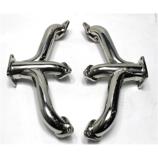 Garage Sale - Flathead Center Dump Headers, Stainless