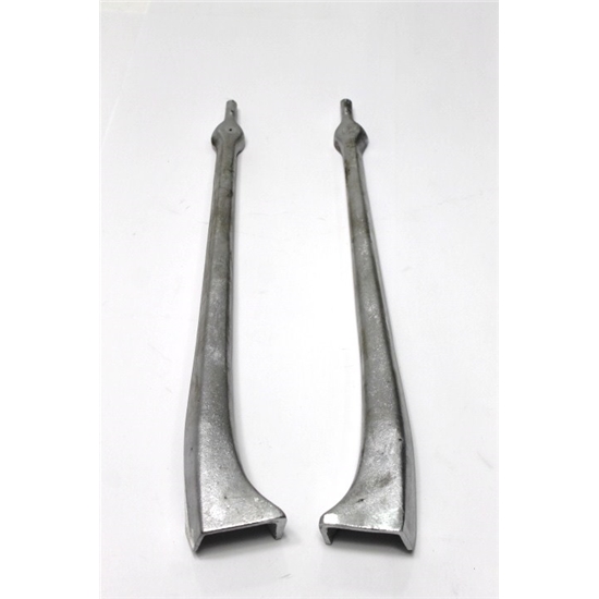 Garage Sale - 1928-29 Ford Model A Windshield Posts, Plain Aluminum