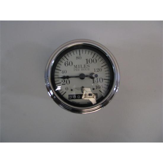 Garage Sale - Stewart Warner Individual Electric Speedometer, White Face