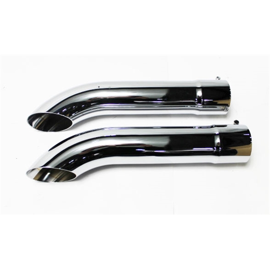 Garage Sale - Slip-Over Kickout Extension Pipes, Chrome, 3-1/2 x 20 Inch