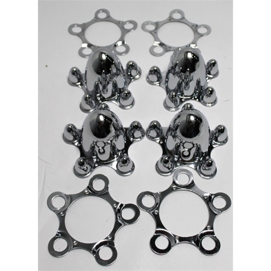 Garage Sale - Bullet Style Hub Covers, 5 on 4-3/4 Inch