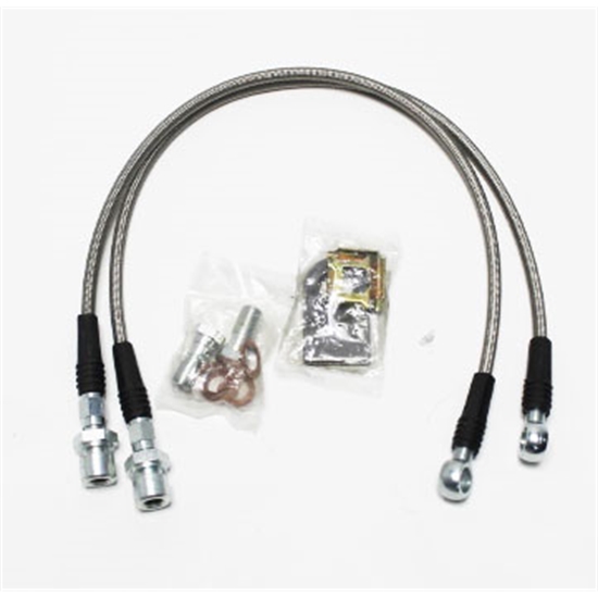 Garage Sale - DOT Braided Stainless Brake Hoses, Mustang II, 7/16-24