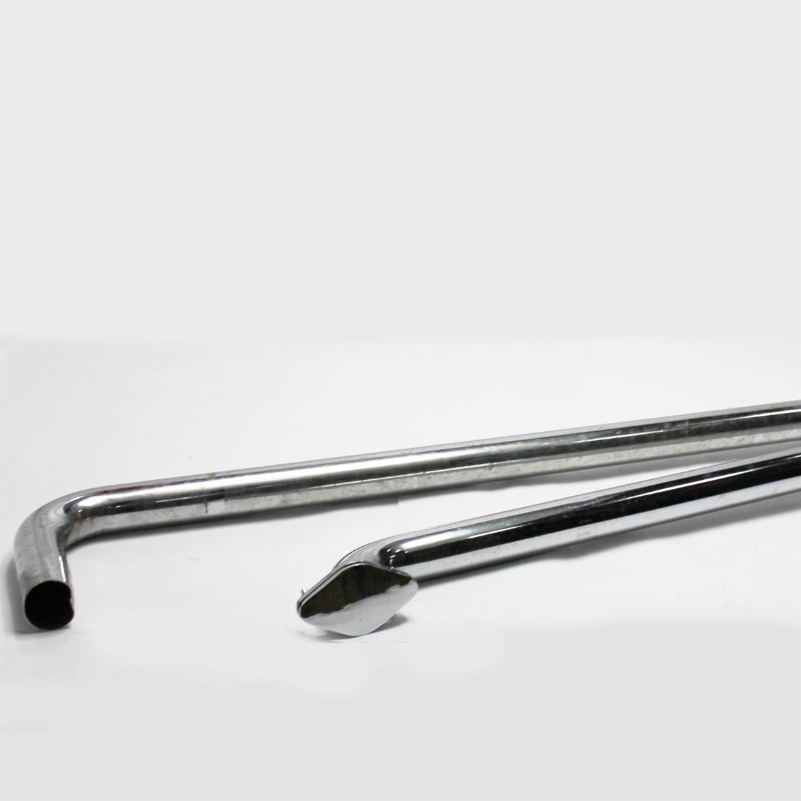 2" EXHAUST LAKE PIPES 70in