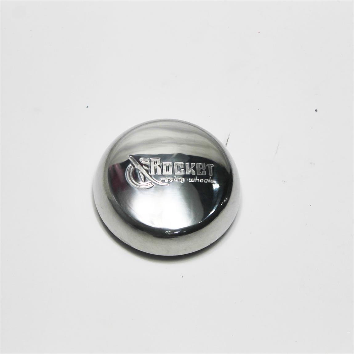 Garage Sale - Rocket Racing Wheels RC1-01501 Polished Dome Center Cap