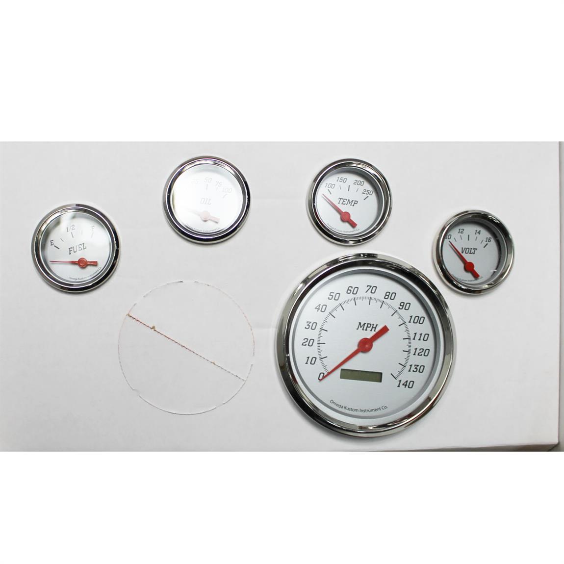 Garage Sale - 5 Gauge Set with 5 Inch Programmable Speedometer