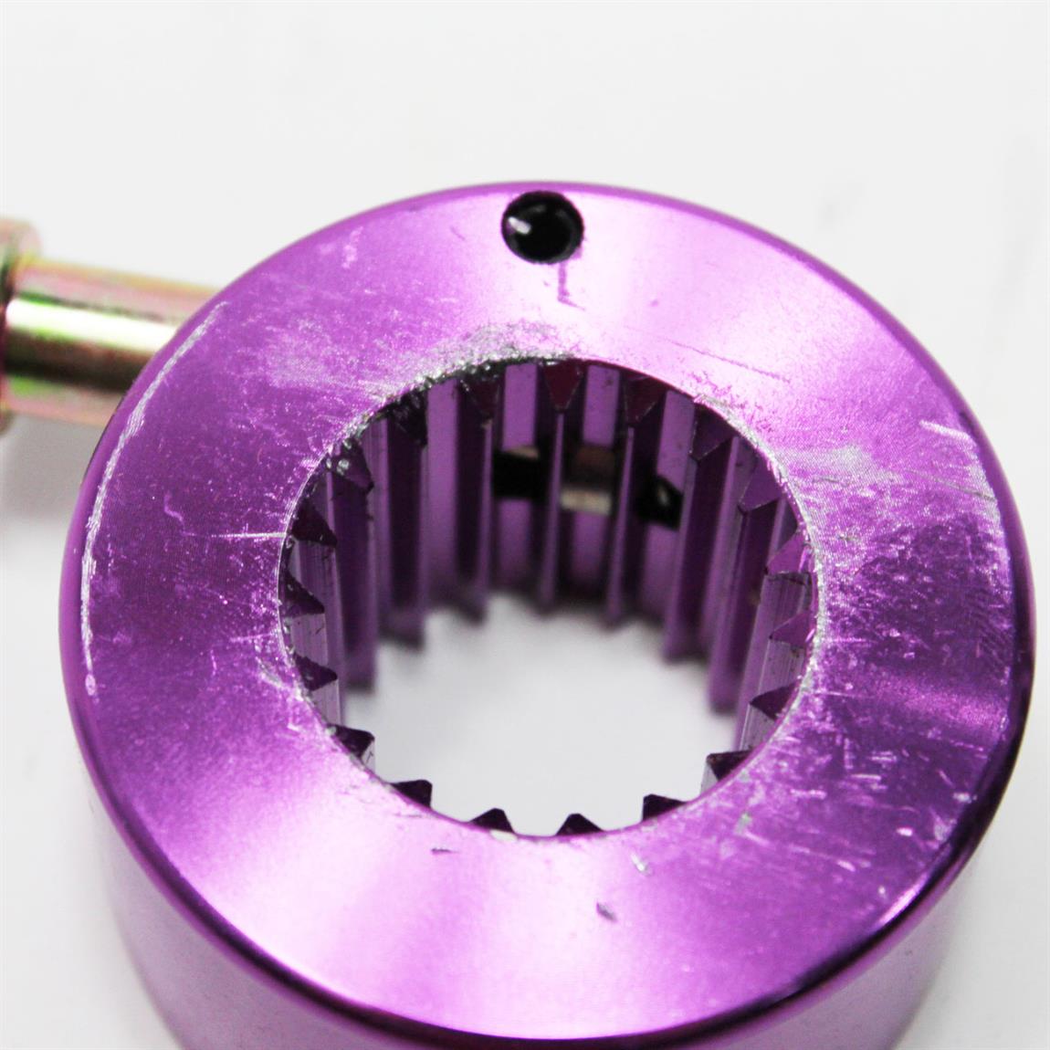 Aluminum Quick Release Steering Wheel Hub, Splined, 3/4 Inch