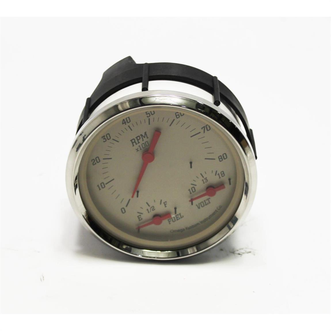 Garage Sale - Omega Kustom 3-N-1 Gauge, Timeless Tan, 4-3/8, Electric