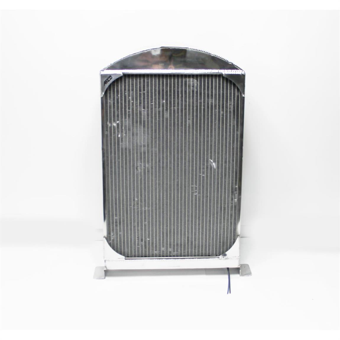 AFCO 1933-34 Ford Car Polished Aluminum Radiator, Chevy Engine, S