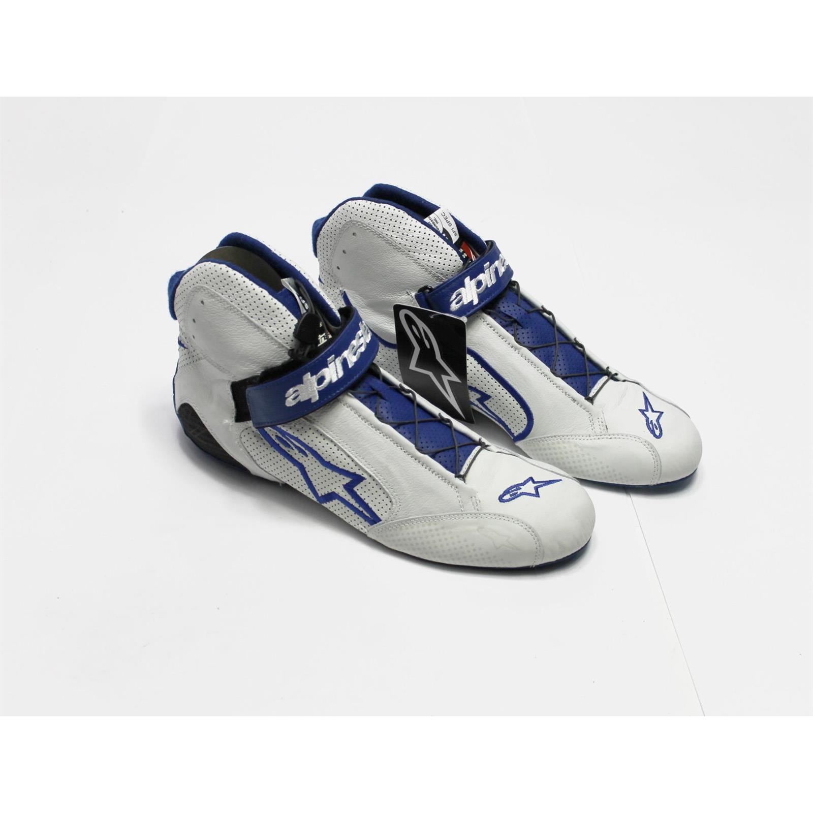 Garage Sale - Alpinestars Tech 1-Z Shoes, White/Blue. Size 12
