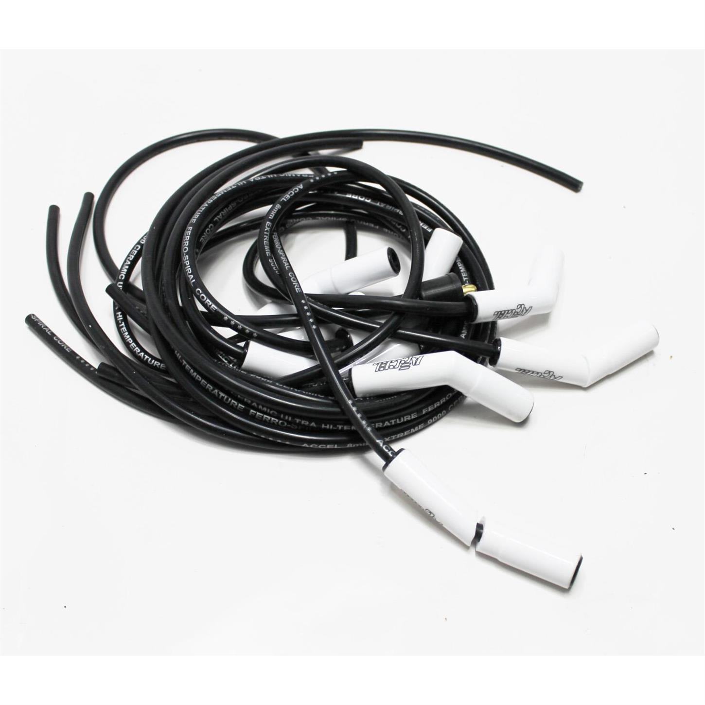 Garage Sale - Accel 9002C Xtreme 9000 Univ. Ceramic Spark Plug Wire Set ...