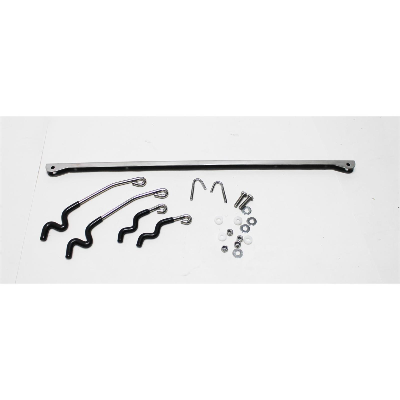 Garage Sale - Speedway Universal Stainless Steel Street Rod Hood Prop ...