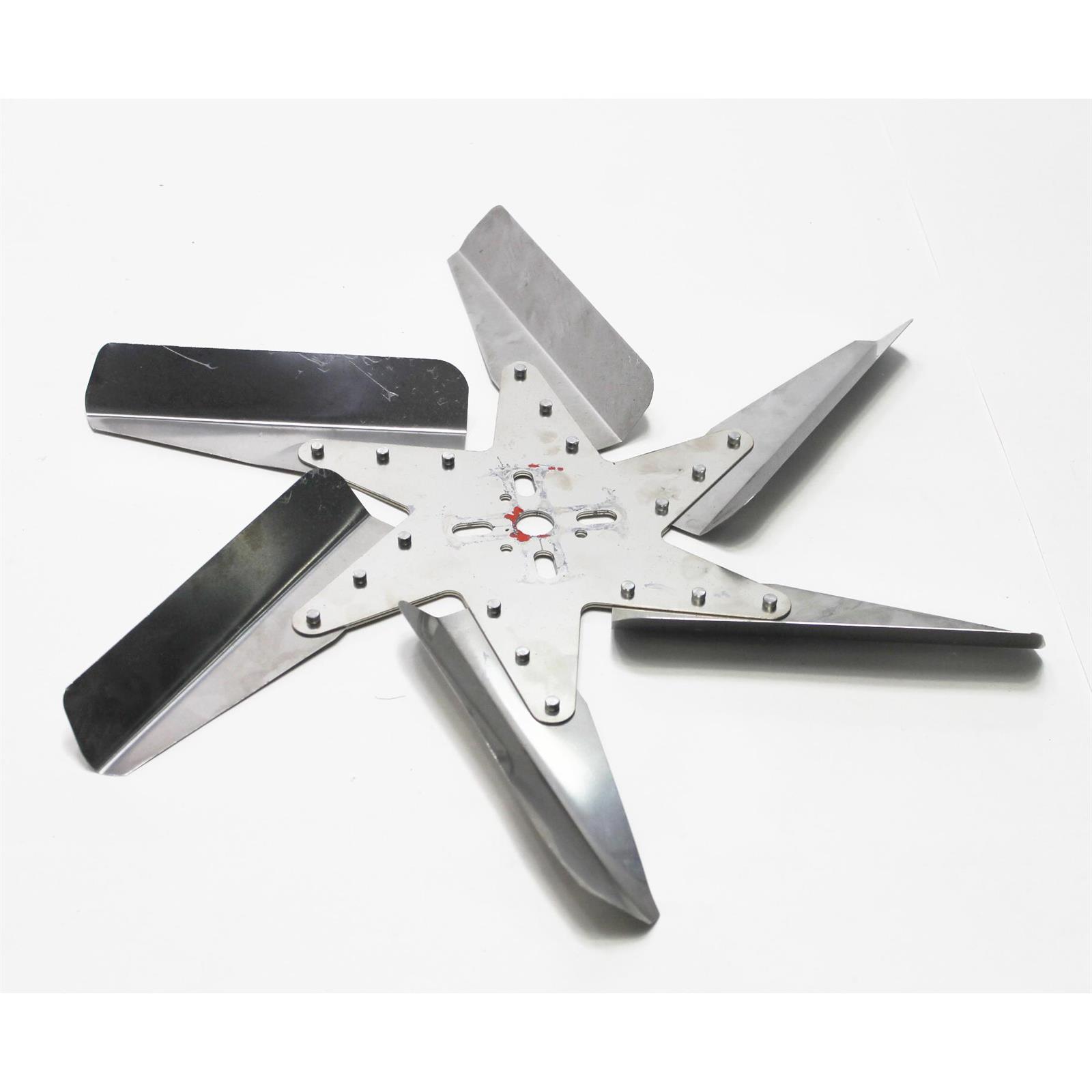 Garage Sale - 17 Inch Stainless Flex Radiator Cooling Fan w Chrome ...