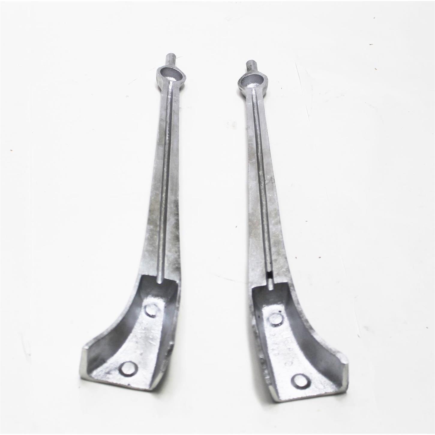 Garage Sale - 1928-29 Ford Model A Windshield Posts, Plain Aluminum