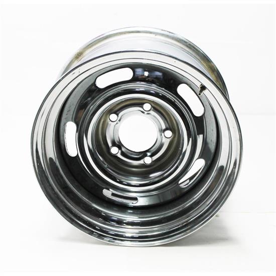 Speedway Steel GM-Style 15 Inch Rally Wheels, 5 on 5, 15X8