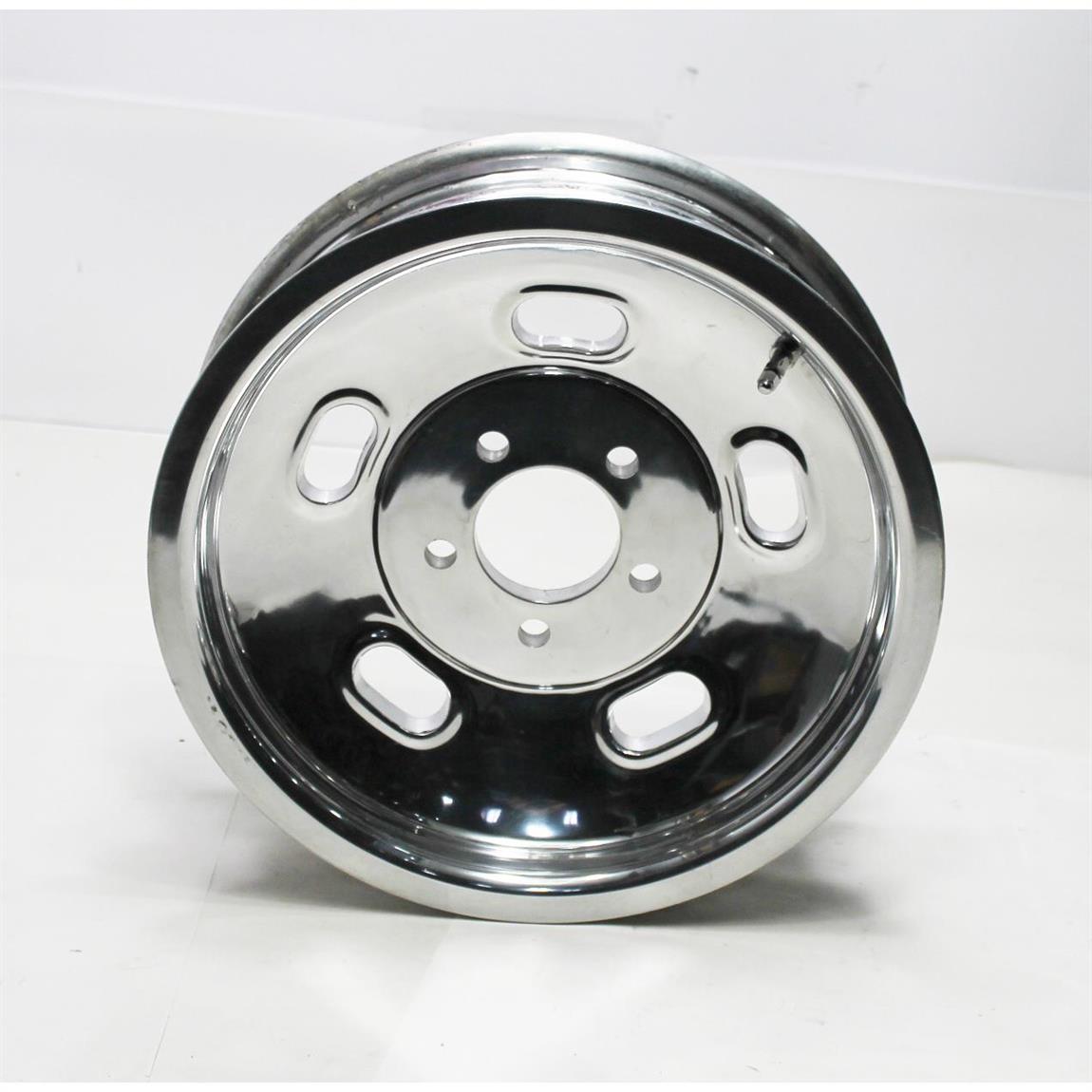 Circle Raw Alloy 15x4.5 Kidney Bean Gasser Wheels, 5 on 4-3/4