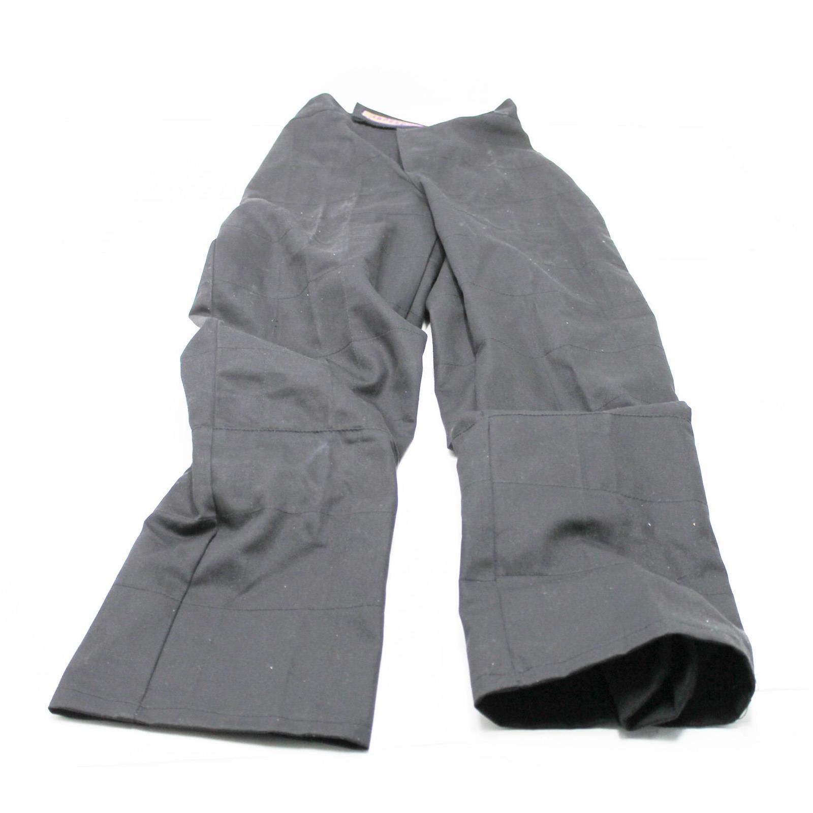 Speedway Black Racing Pants Only, SFI-1, Large