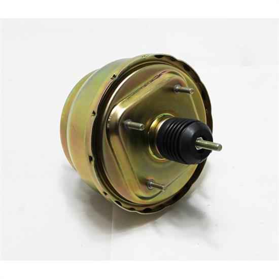 Speedway Dual Diaphragm Power Brake Booster, 8 Inch, Chromate Fin