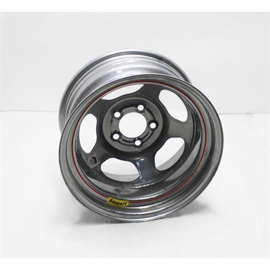 Bassett 15 x 8 IMCA Lightweight Steel 5x4.5 Wheel, 2 Backspace